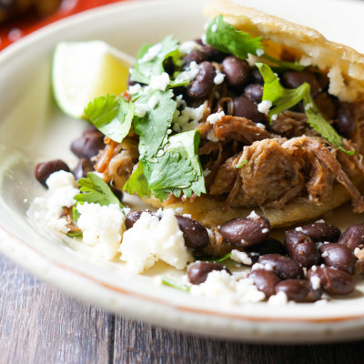Venezuelan Pork Arepas - Kitschen Cat